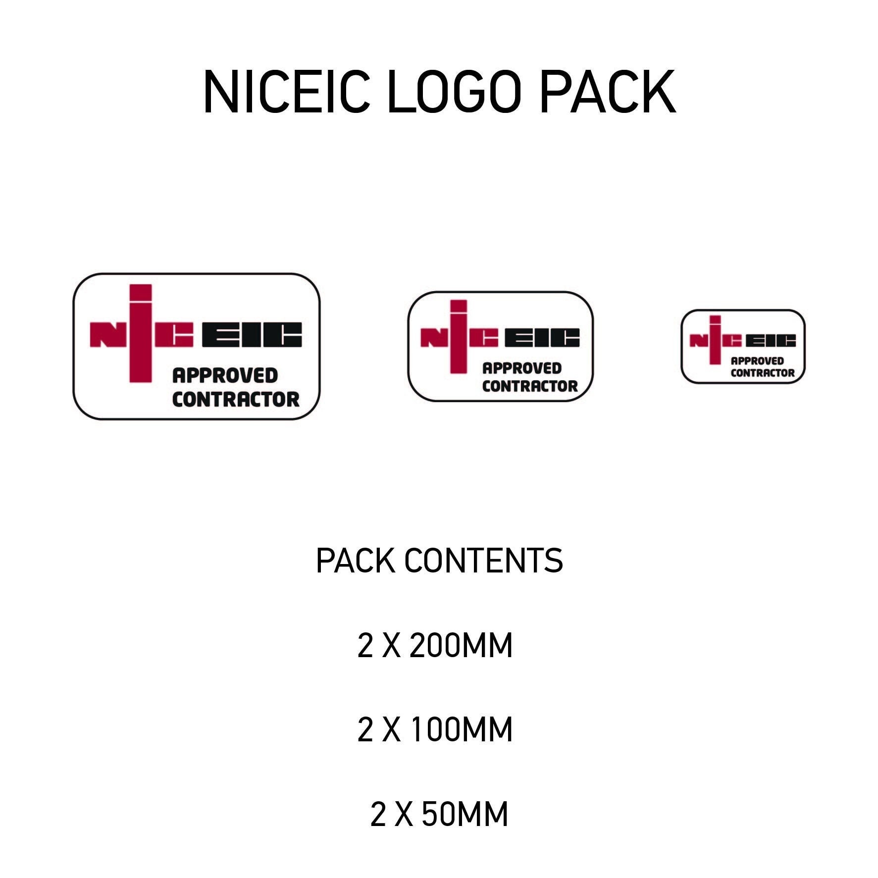 MP03 Niceic Logo Pack Graphics Kit Sign Writing Vehicle Lettering ...