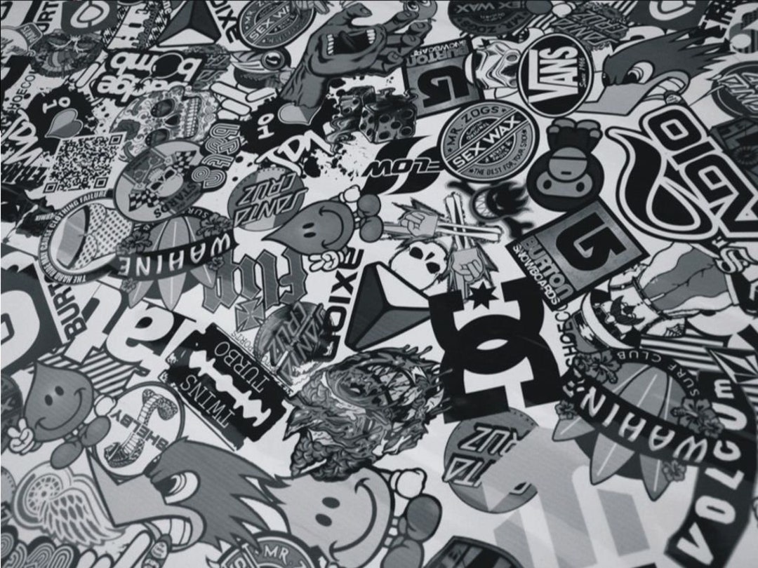 SB41 Sticker Bomb Sheets for Car Van Motorbike Boat Phone Laptop Wall ...