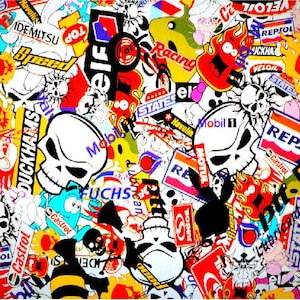 SB01-10 Sticker Bomb Sheets for Car Van Motorbike Boat Phone Laptop ...