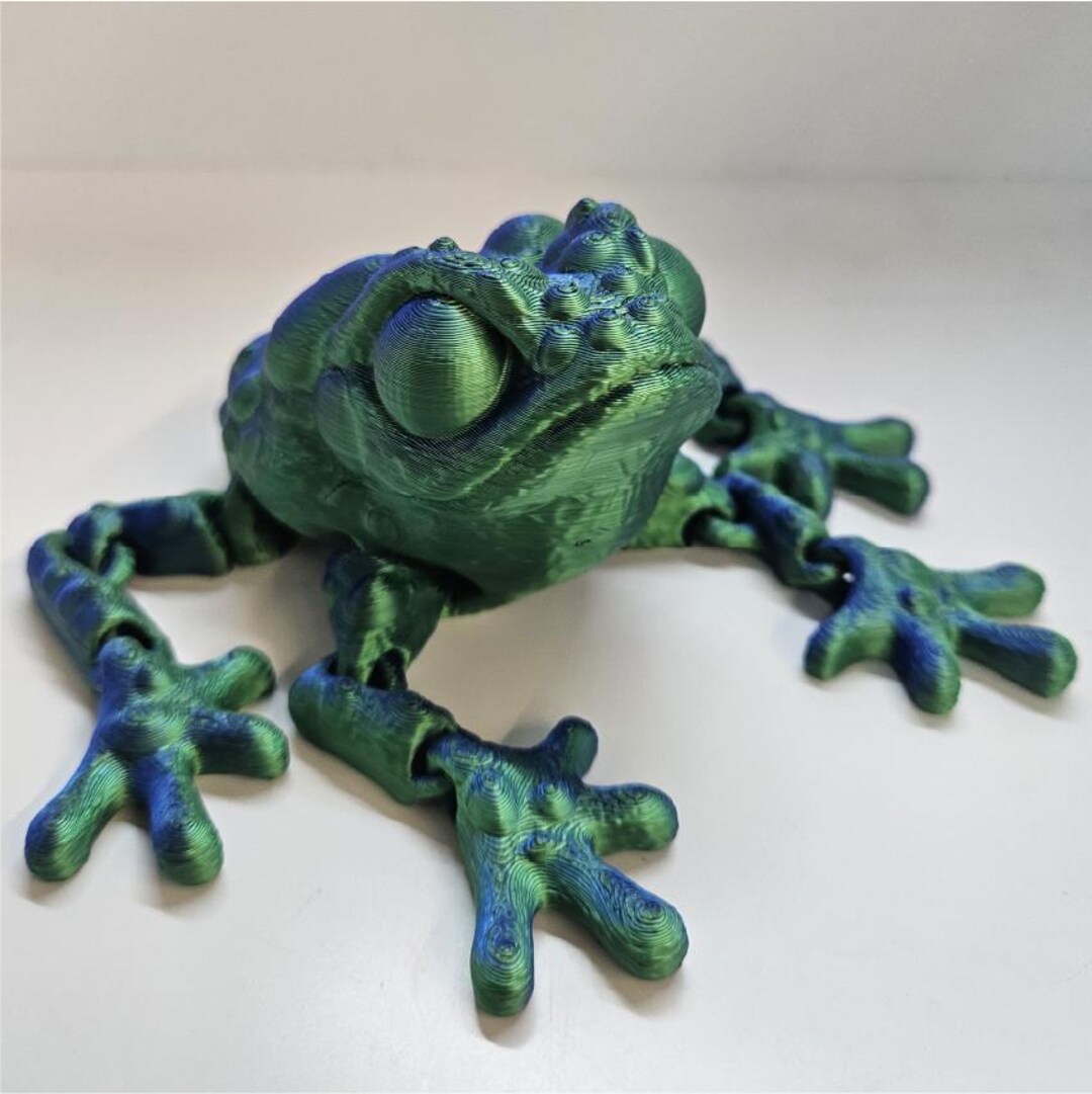 N3D33 Articulated Large Missle Toad Figurine, Desk Decor, Child Room ...