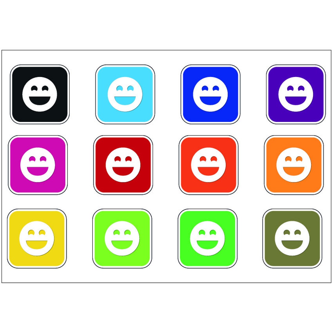PS311-320 A4 Sticker Sheet Decals Wall Self Adhesive Vinyl Various ...