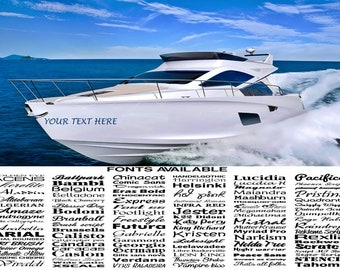 Custom Boat Graphics - Etsy