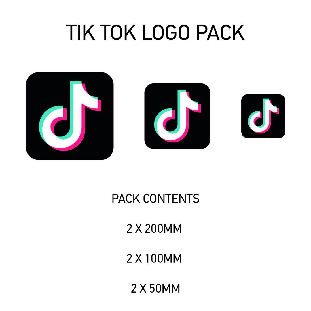 MP02 Tik Tok Social Media Pack Graphics Kit Sign Writing Vehicle ...
