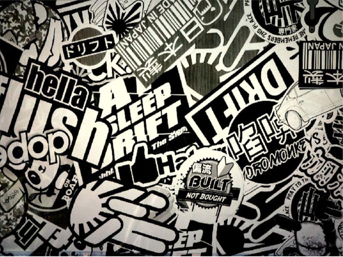 SB01-10 Sticker Bomb Sheets for Car Van Motorbike Boat Phone Laptop ...