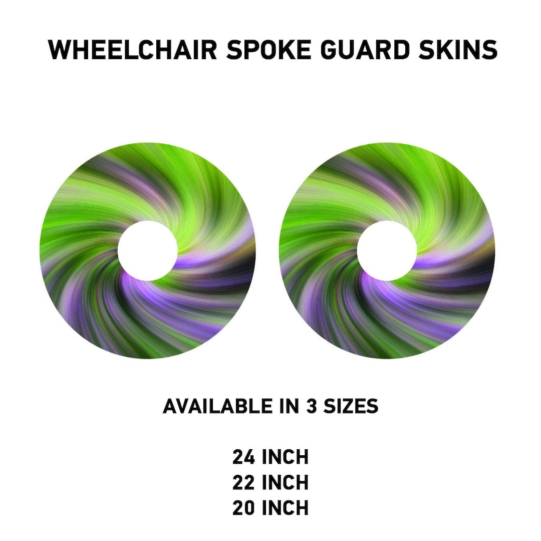 WCGW0003 Wheelchair Spoke Guard Wrap Graphics Stickers Vinyl - Etsy