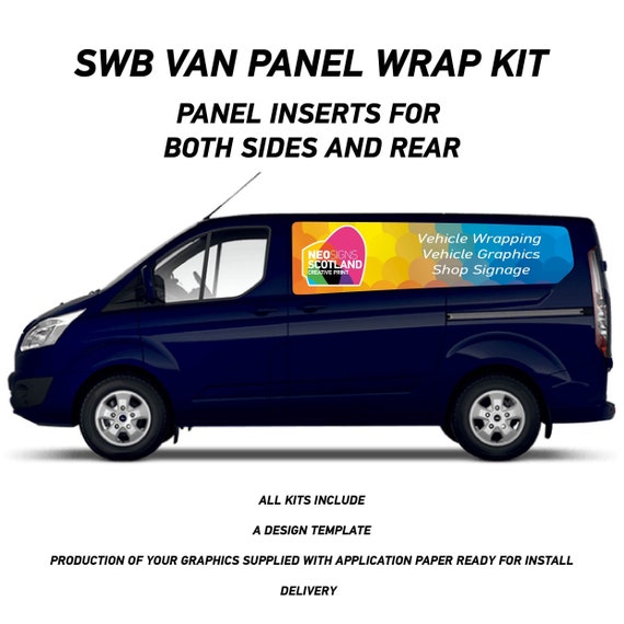 VAN12 Swb Van Panel Wrap Kit Sign Writing Vehicle Lettering - Etsy
