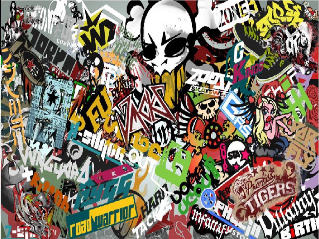SB03 Sticker Bomb Sheets for Car Van Motorbike Boat Phone Laptop Wall ...