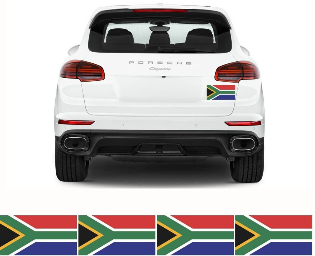 FLAG29C 4 X SOUTH AFRICA FLAGS Stickers 150mm X 90mm Car Bumper Decals ...