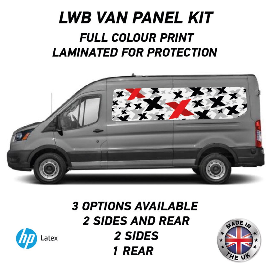 LWBFC07 Full Colour Printed Lwb Van Panel Wrap Kit 7 Motorhome - Etsy