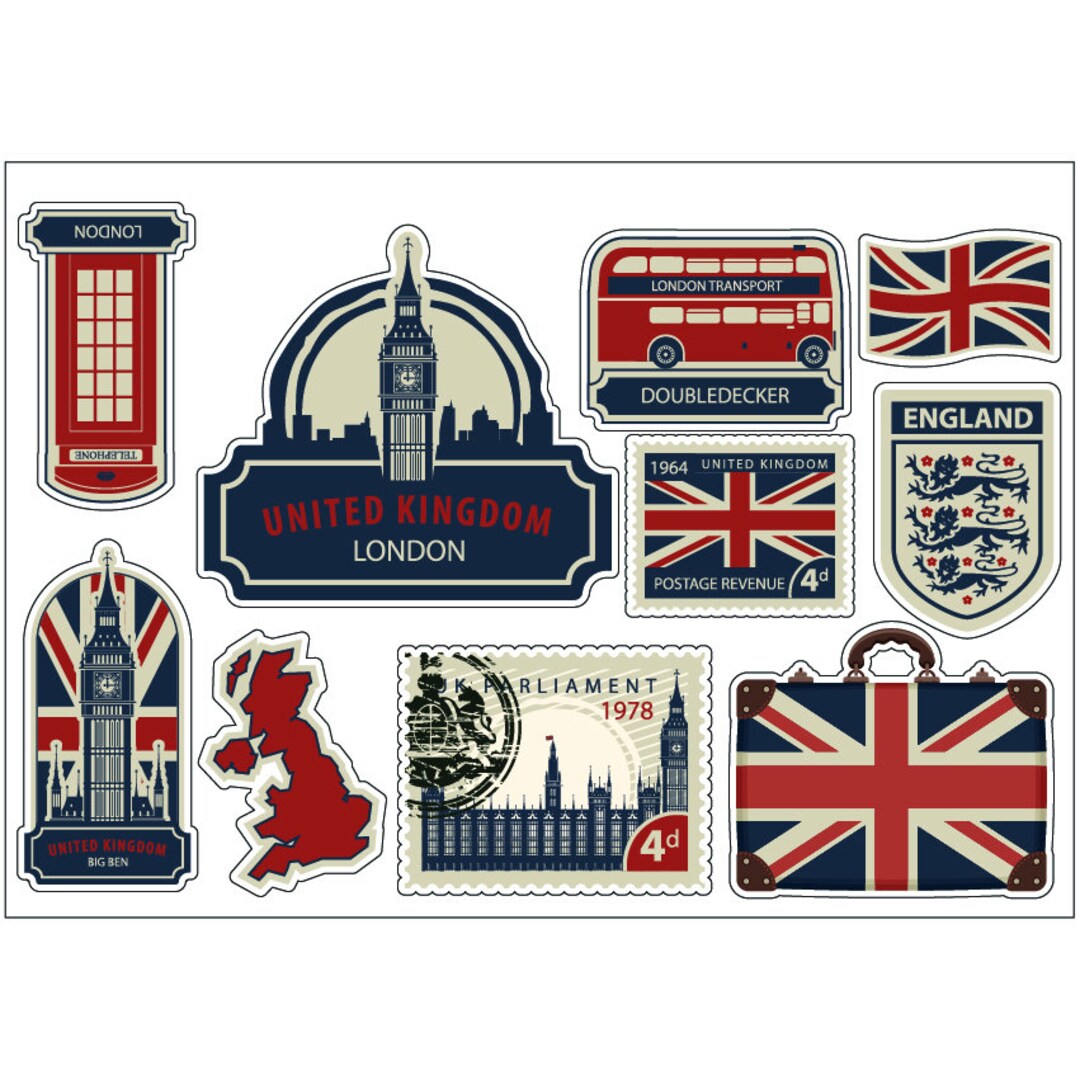 PS141-150 A4 Sticker Sheet Decals Wall Self Adhesive Vinyl Various ...