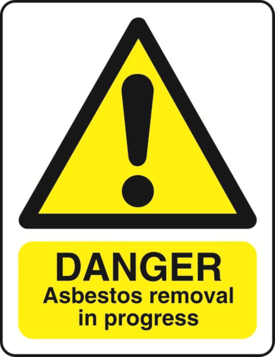 WARN112-126 Danger Health and Safety Warning Sticker Latex Printed ...