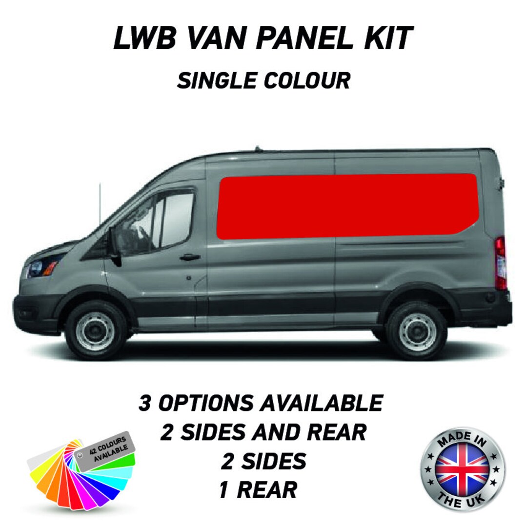 SVPK4 Lwb Van Panel Kit Vinyl Graphics Motorhome Campervan (42 Colours ...