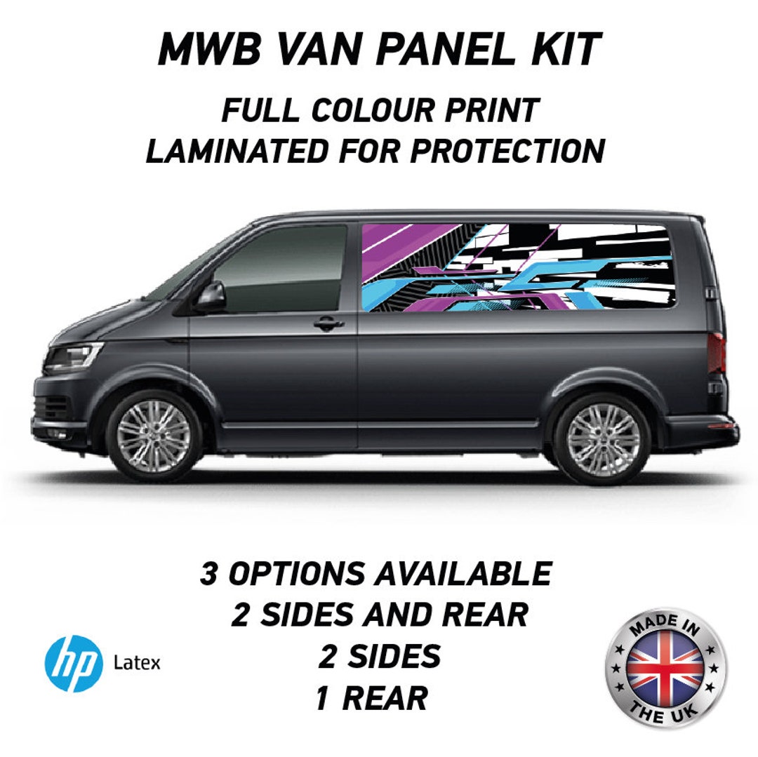 MWBFC02 Full Colour Printed Mwb Van Panel Wrap Kit 2 Motorhome ...