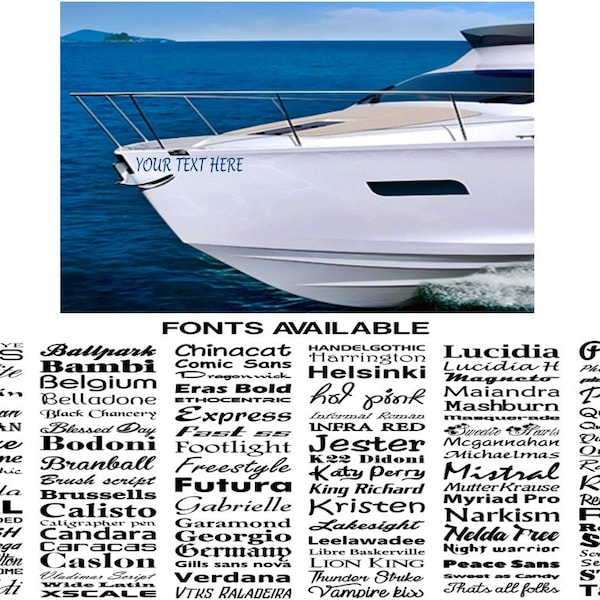 Boat Decals Graphics - Etsy