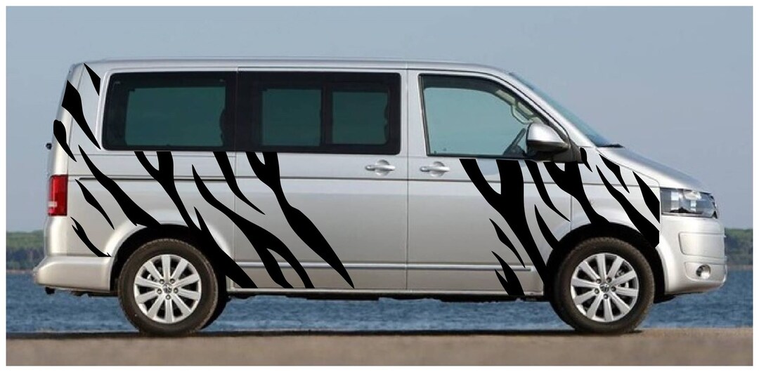 NEO01103A Tiger Stripes 1 Vinyl T4 T5 T6 Campervan Van Graphics ...