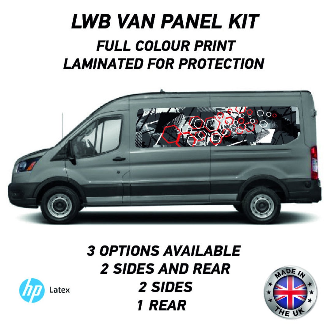 LWBFC20 Full Colour Printed Lwb Van Panel Wrap Kit 20 Motorhome ...