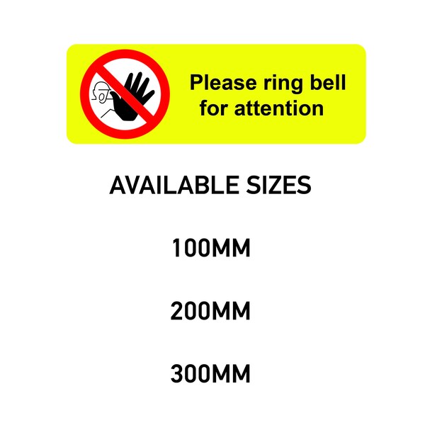 Please Ring Bell Sticker - Etsy