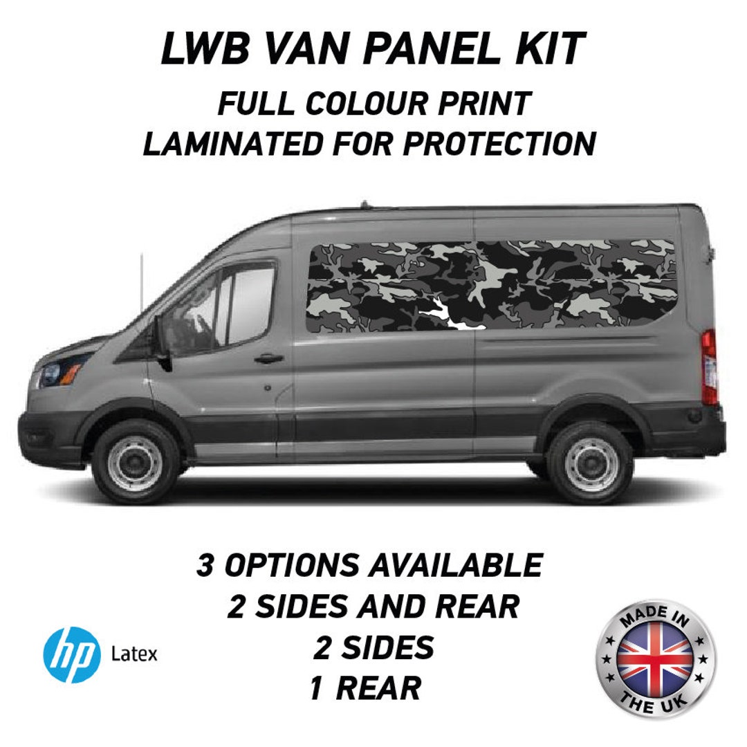 LWBFC01-10 Full Colour Printed Lwb Van Panel Wrap Kit 1 Motorhome ...