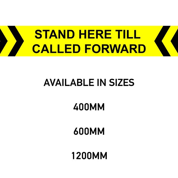Stand Here Floor Sticker - Etsy