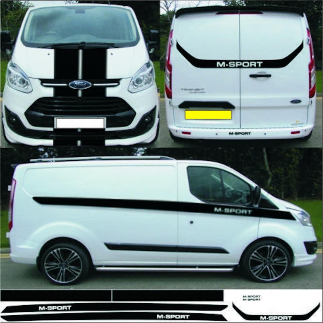NEO01152 Transit Custom Swb Kit Van M-SPORT Graphics Stickers Decals ...