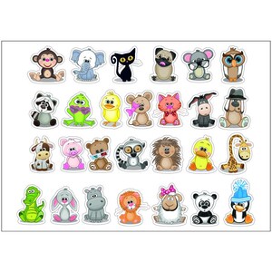 PS141-150 A4 Sticker Sheet Decals Wall Self Adhesive Vinyl Various ...