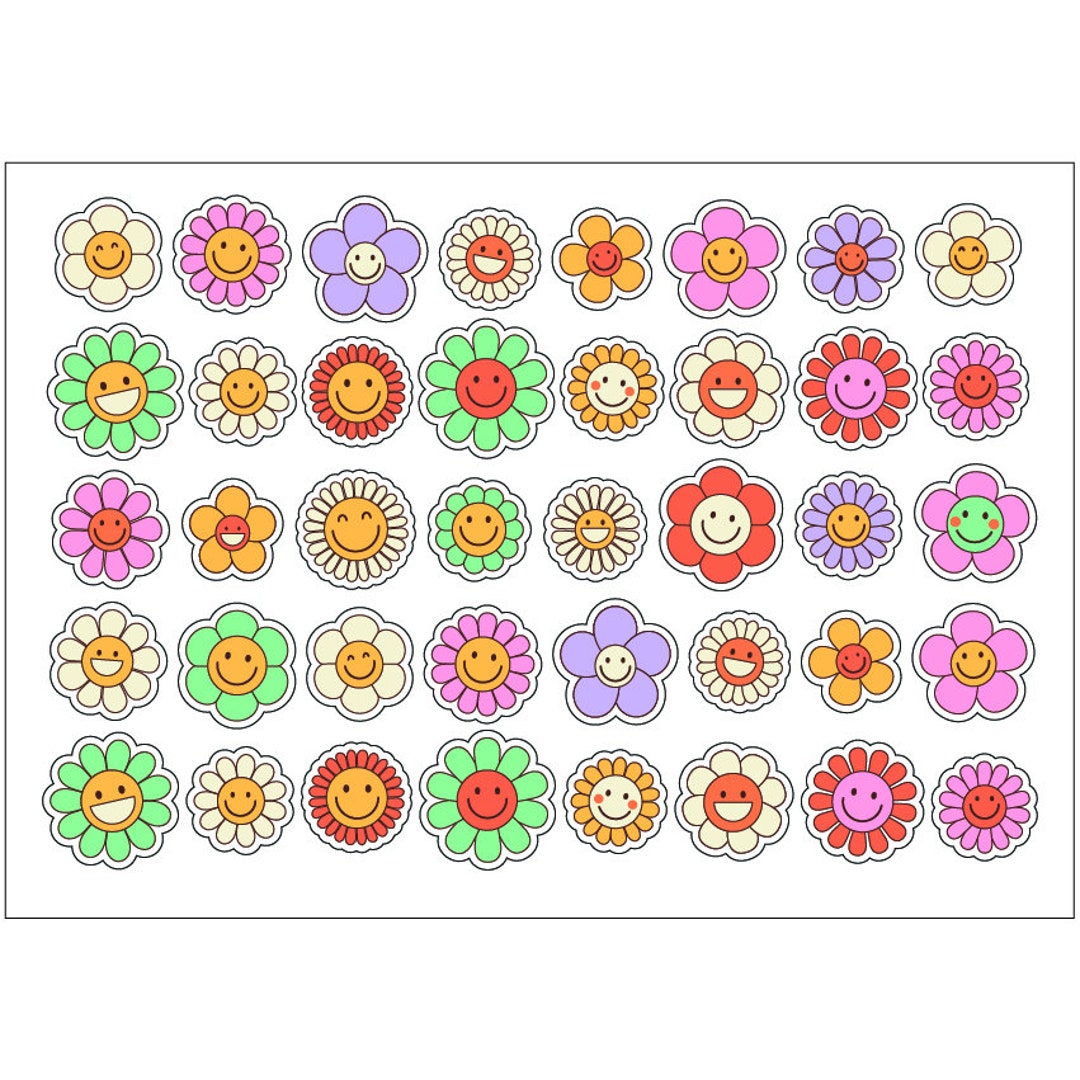 PS221-230 A4 Sticker Sheet Decals Wall Self Adhesive Vinyl Various ...