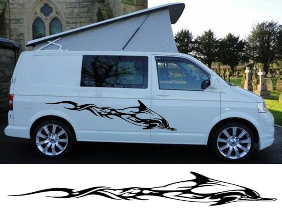NEO00465 Dolphin Campervan Graphics Decals Stickers Vito Transit ...
