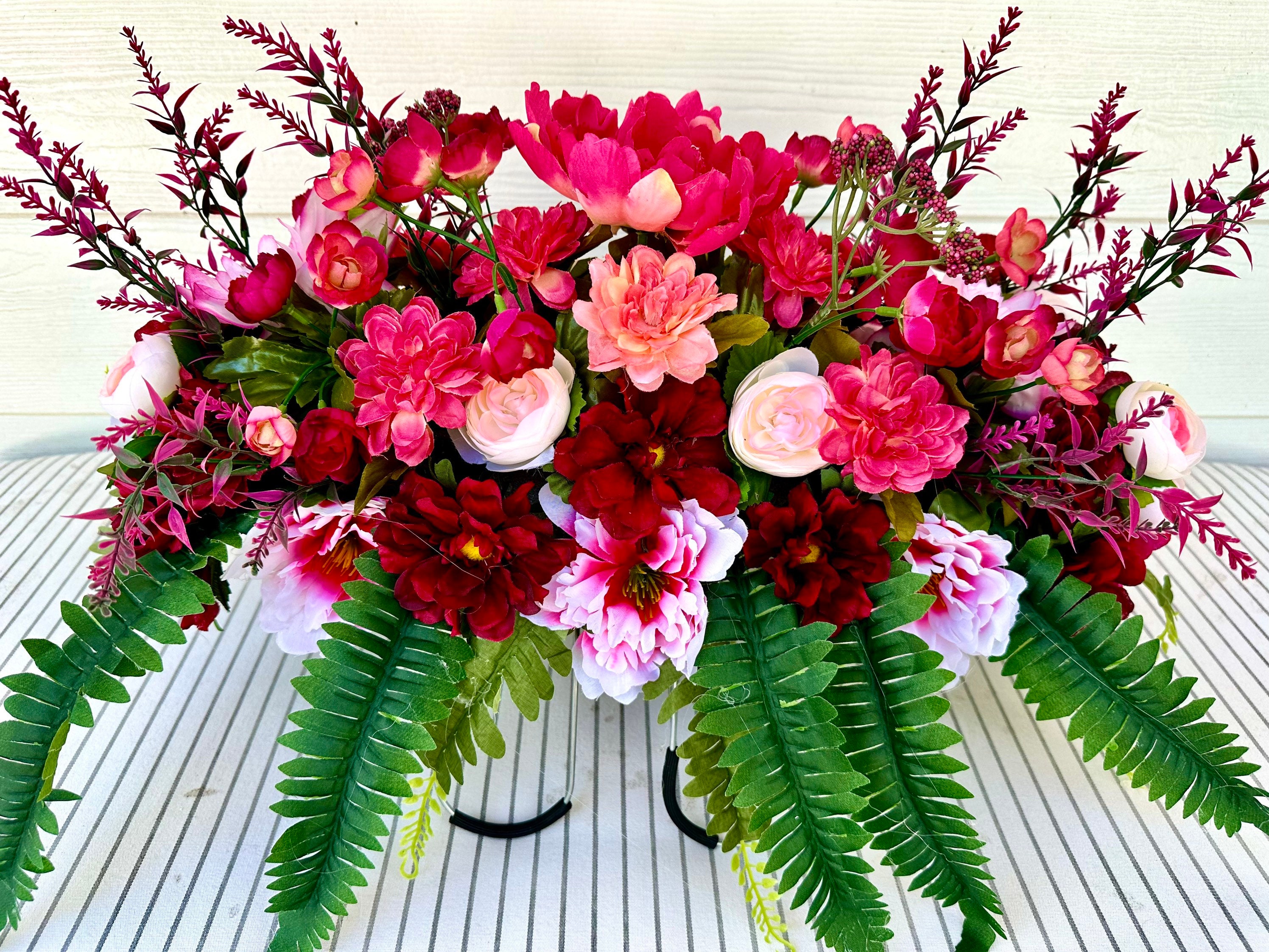 Memorial Day Topper ~ Gravestone Saddle ~ Cemetery Saddle ~ Summer ...