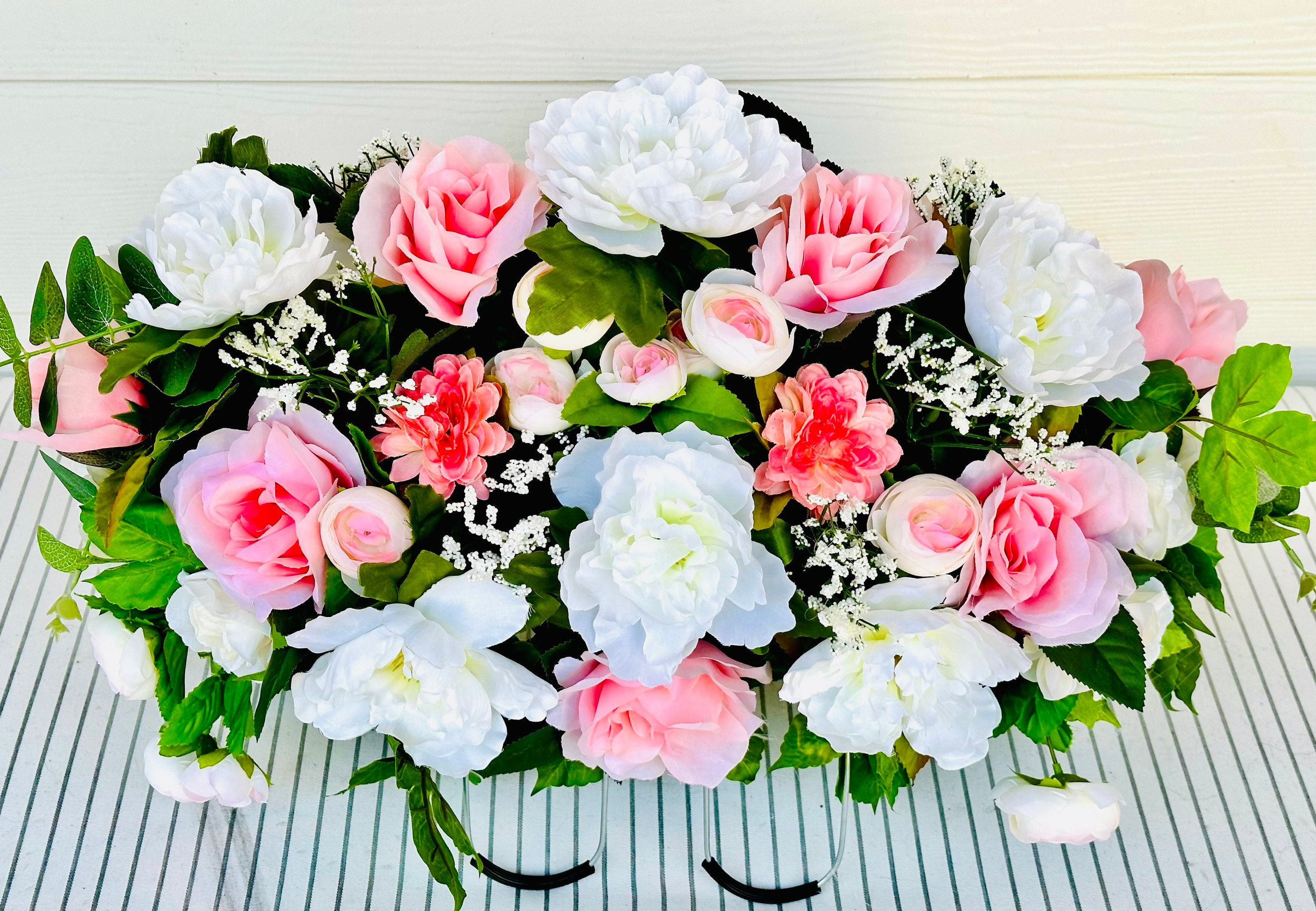 Memorial Day Topper ~ Cemetery Saddle ~ Headstone Topper ~ Gravestone ...