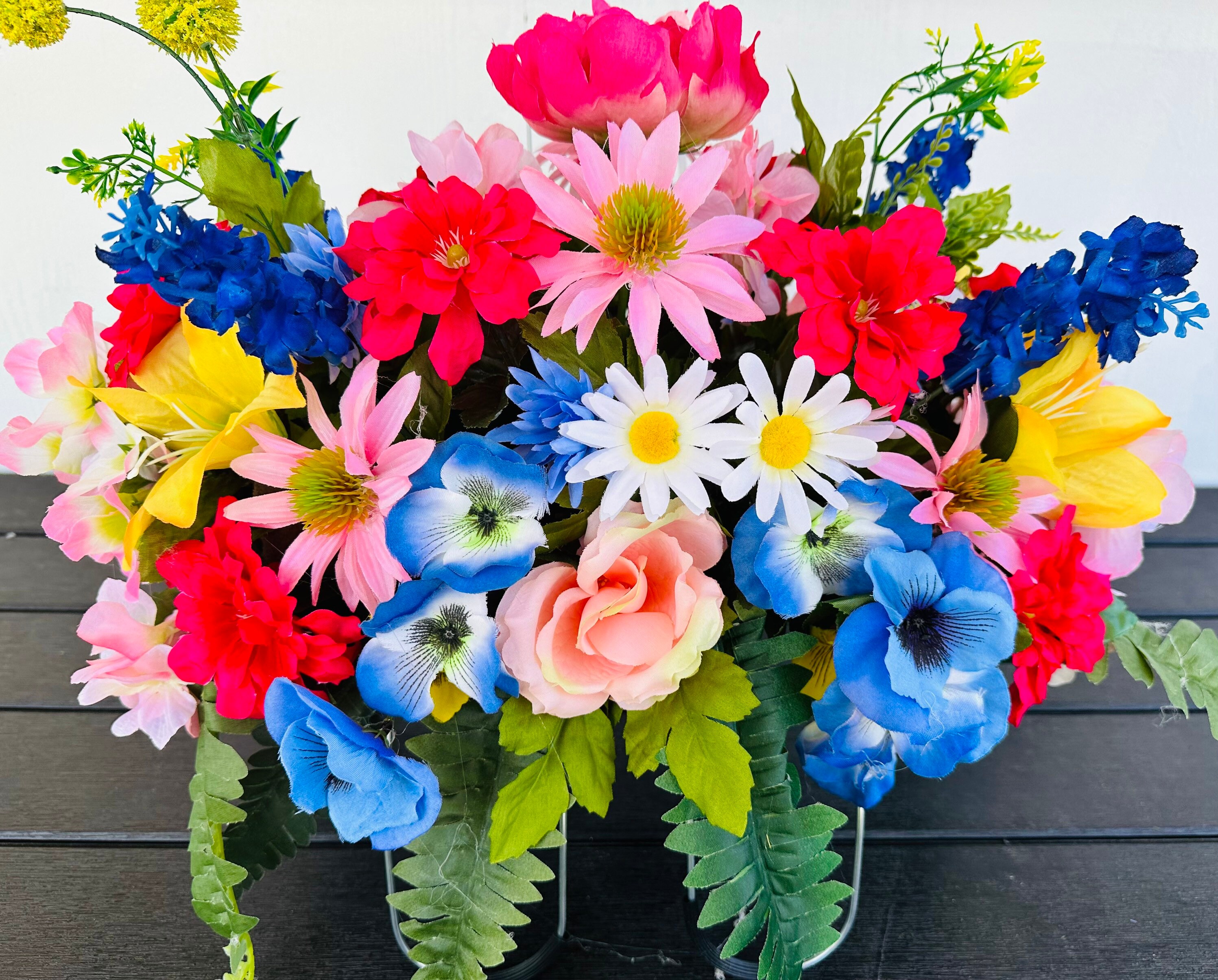 Memorial Day Topper Cemetery Saddle Headstone Topper Gravestone Saddle ...