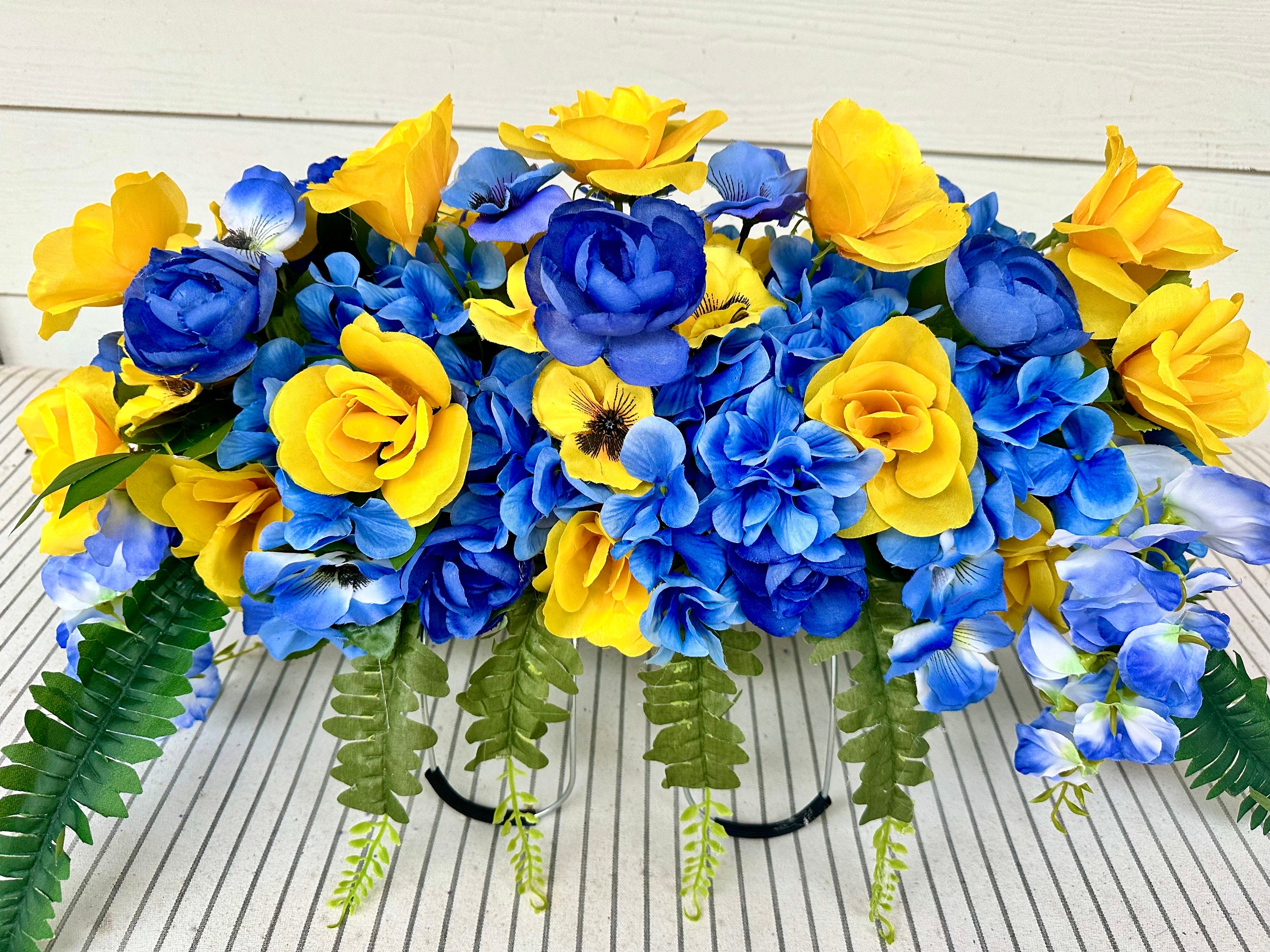 Memorial Day Topper Cemetery Saddle Headstone Saddle Gravestone Topper ...