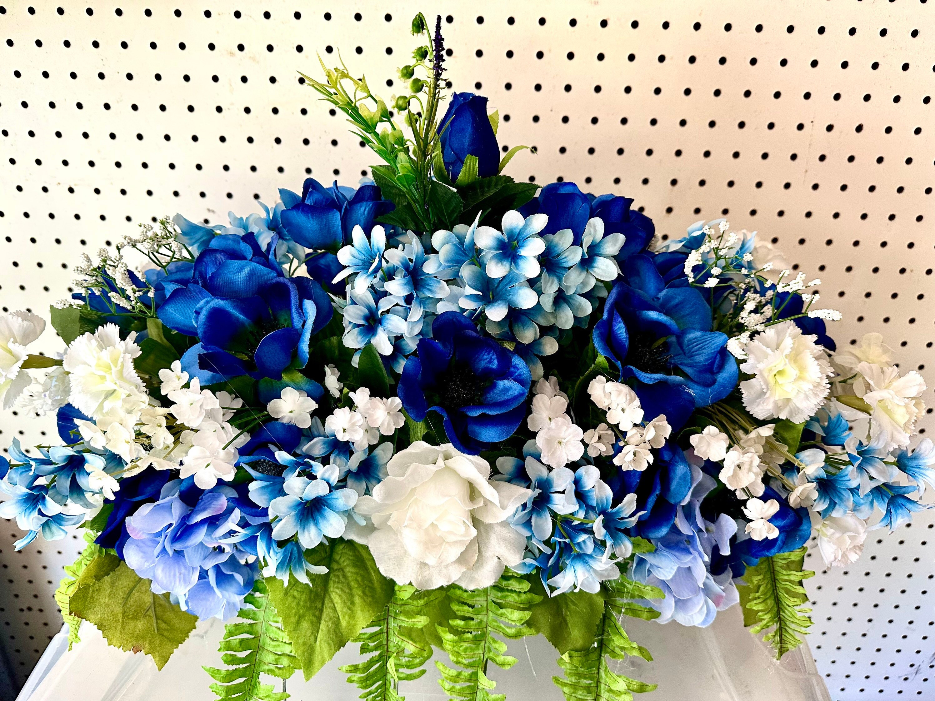 Memorial Day Topper Cemetery Saddle Headstone Topper Gravestone Saddle ...