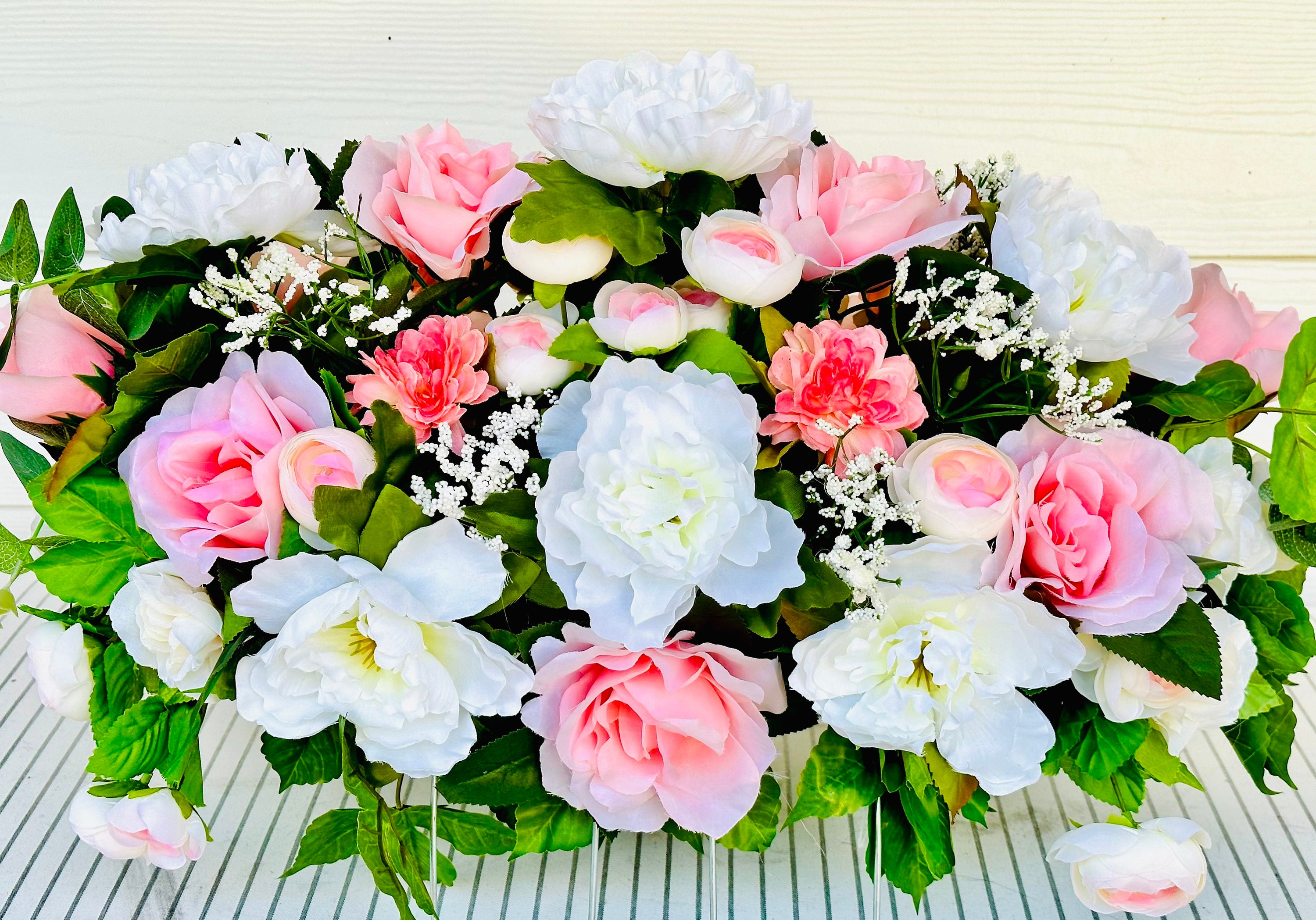 Memorial Day Topper ~ Cemetery Saddle ~ Headstone Topper ~ Gravestone ...