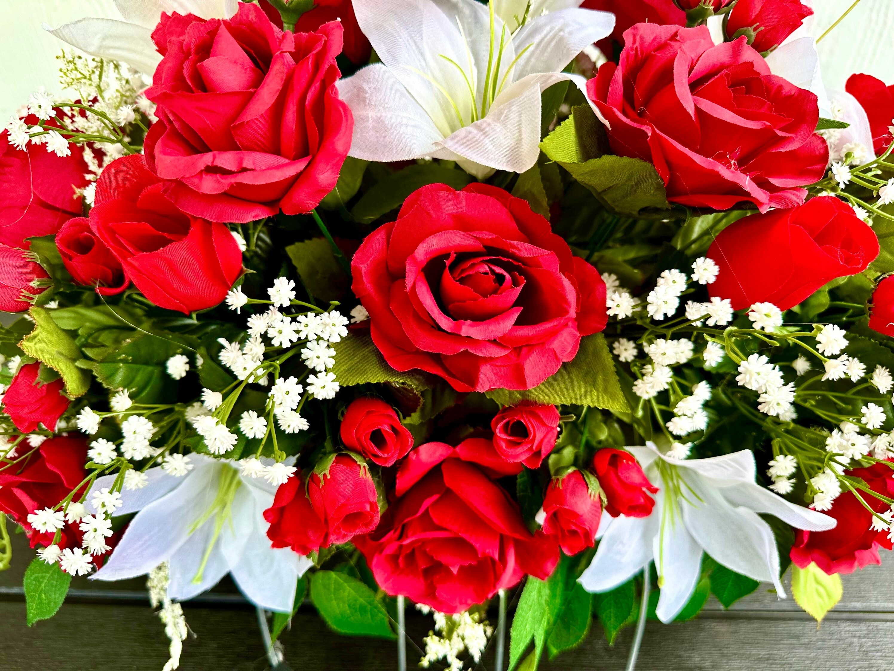 Memorial Day Topper ~ Cemetery Saddle ~ Headstone Topper ~ Gravestone ...