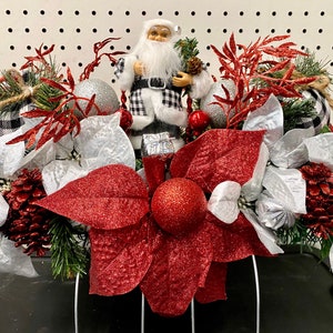 Santa Headstone Saddle Cemetery Topper Cemetery - Etsy