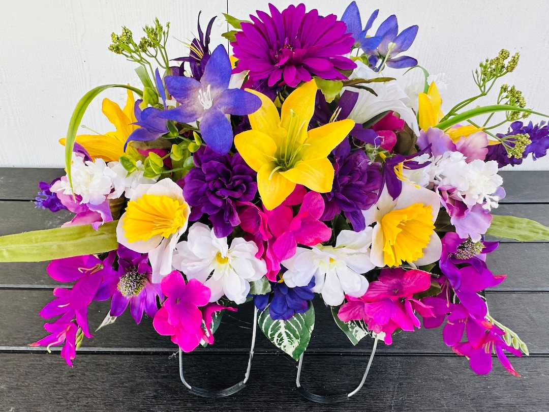 Summer Topper Cemetery Saddle Headstone Topper Gravestone Saddle - Etsy