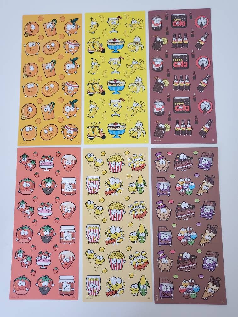 Scented Scratch N Sniff Smelly Stickers You Choose | Etsy
