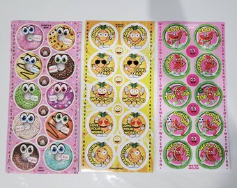 NEW Scented Scratch N Sniff Smelly Stickers You Choose - Etsy