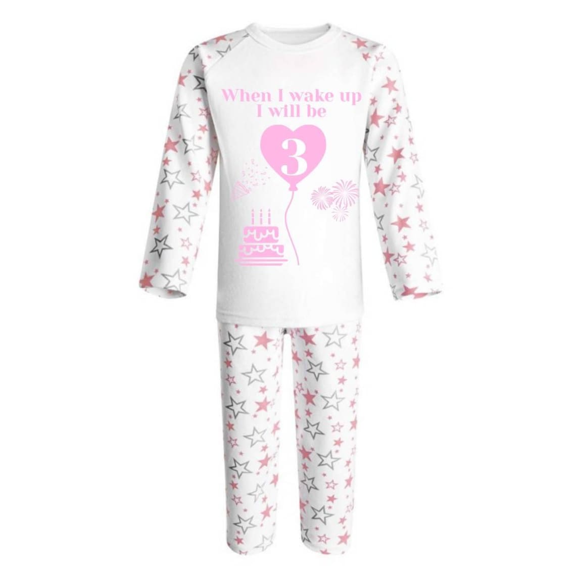 Personalised PJs When I wake up I'll be 1 pyjamas | Etsy