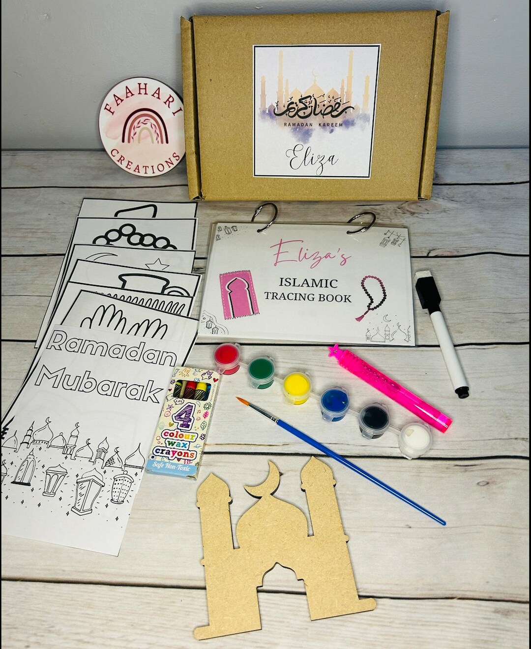 Ramadan Activity for Kids , Ramadan Activity Box for Kids, Personalised ...