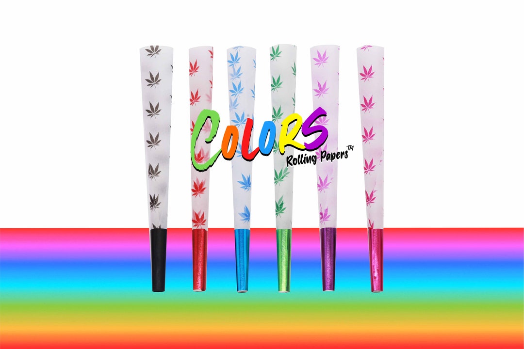 Colors Cones Hemp Cones With Hemp Leaf Designs - Etsy