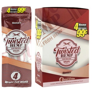 Twisted Hemp Wraps Different Flavors Full Box - Etsy