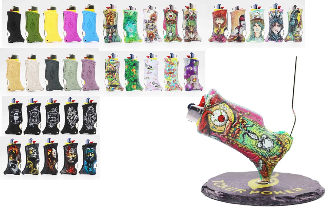 Toker Poker Lighter Sleeve With Poker - Etsy