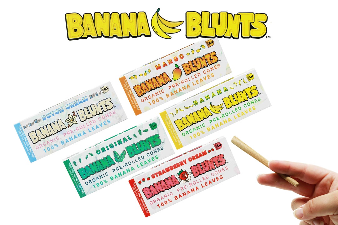 Banana Blunts Natural Flavored Banana Wraps New Wild Flavors - Etsy