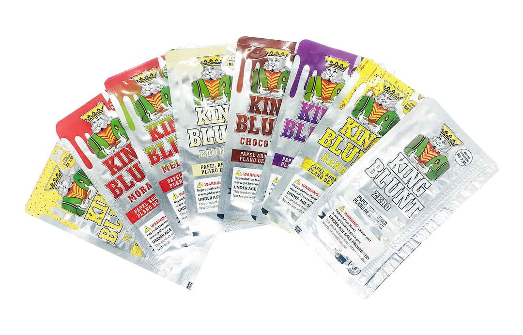 King Blunt Wraps 8 Different Flavors Flavored Paper Wraps No Tobacco - Etsy