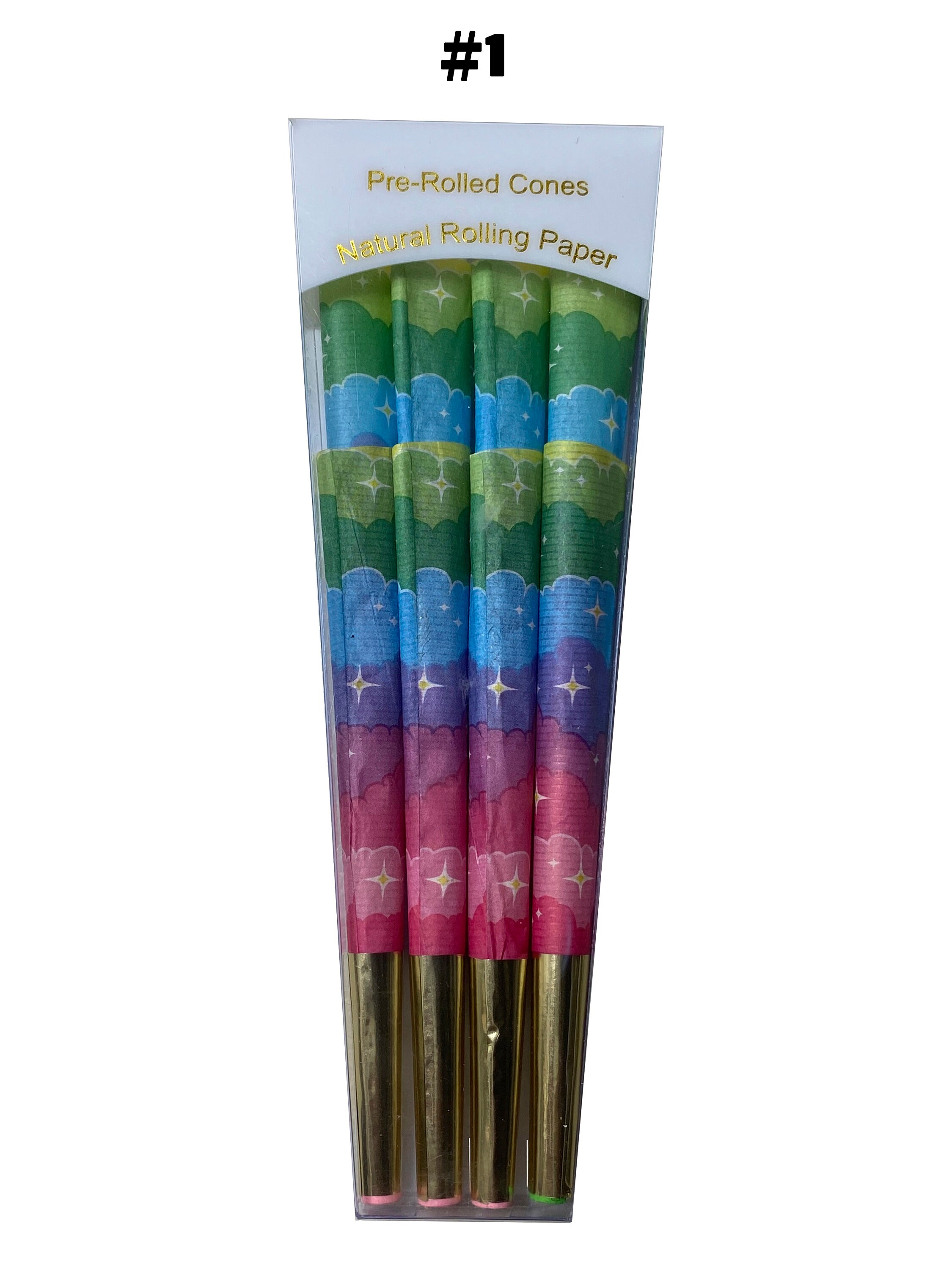 Unique Rolling Cones 8 Packs-colorful Designer Cones - Etsy Canada