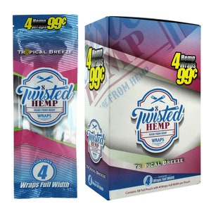 Twisted Hemp Wraps Different Flavors Full Box - Etsy