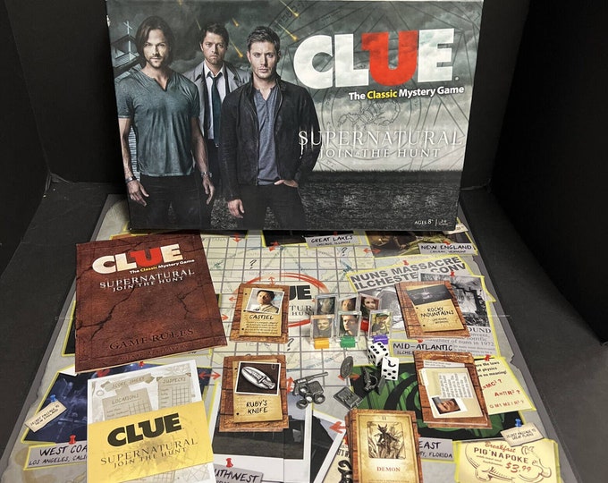 Supernatural Join the Hunt Clue Classic Mystery Game 100% Complete ...