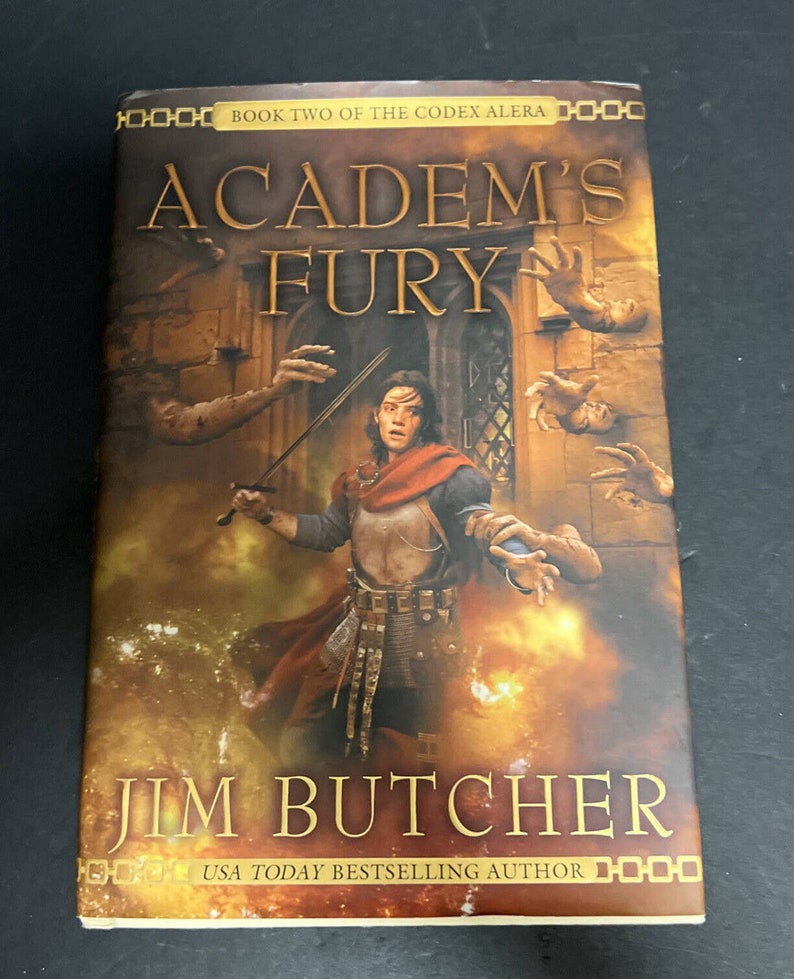 Jim Butcher Academ's Fury Codex Alera 2 Hardcover HBDJ 1st - Etsy