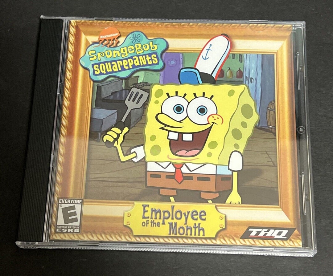 Spongebob Squarepants Employee of the Month PC Video Game Tested - Etsy